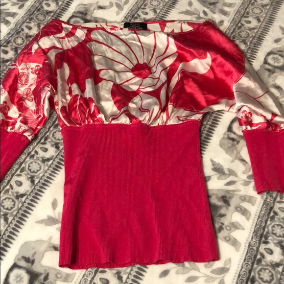 bebe | Tops | 2b Bebe Hot Pink Top | Poshmark